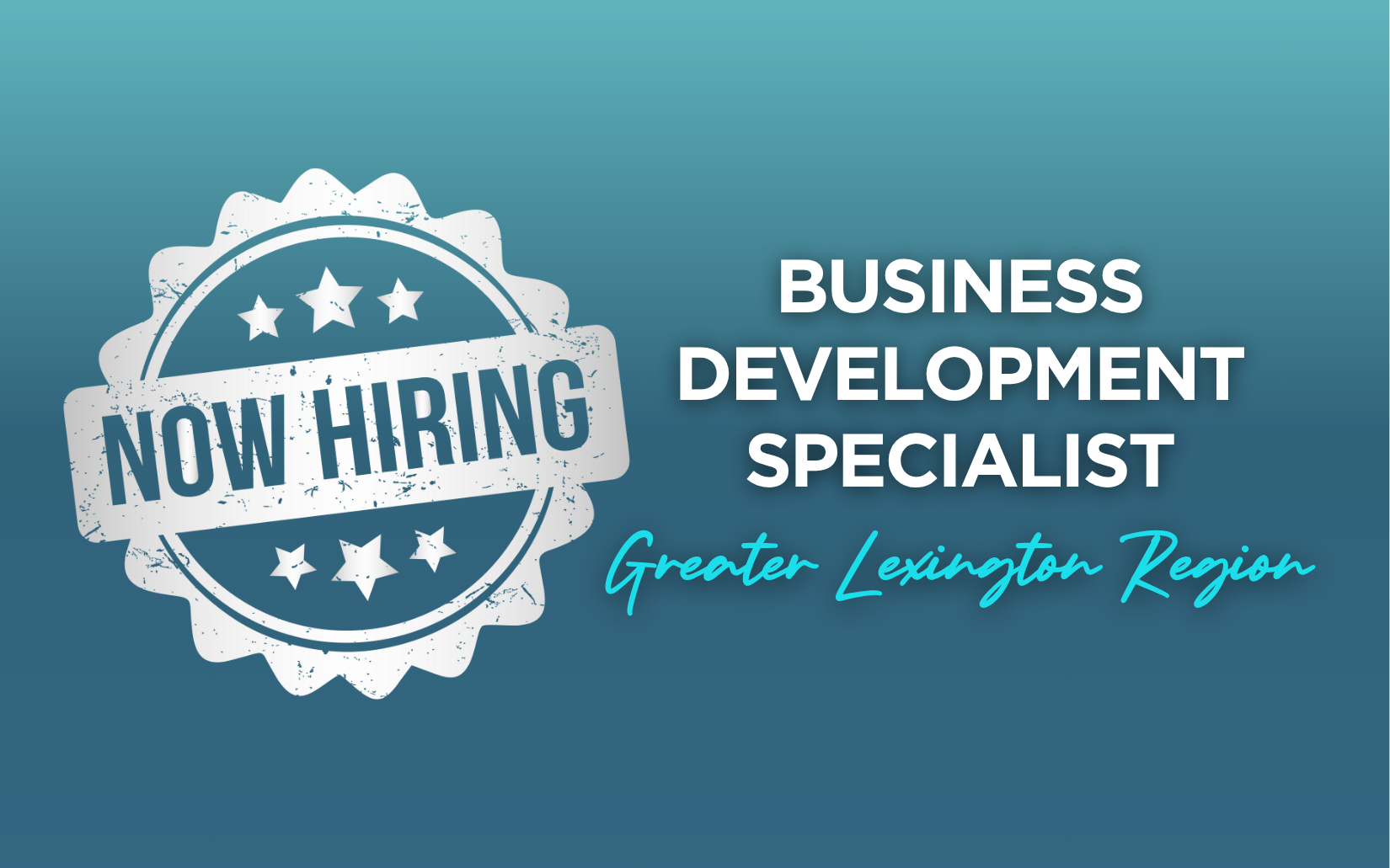 Now Hiring: Business Development Specialist - Community Ventures